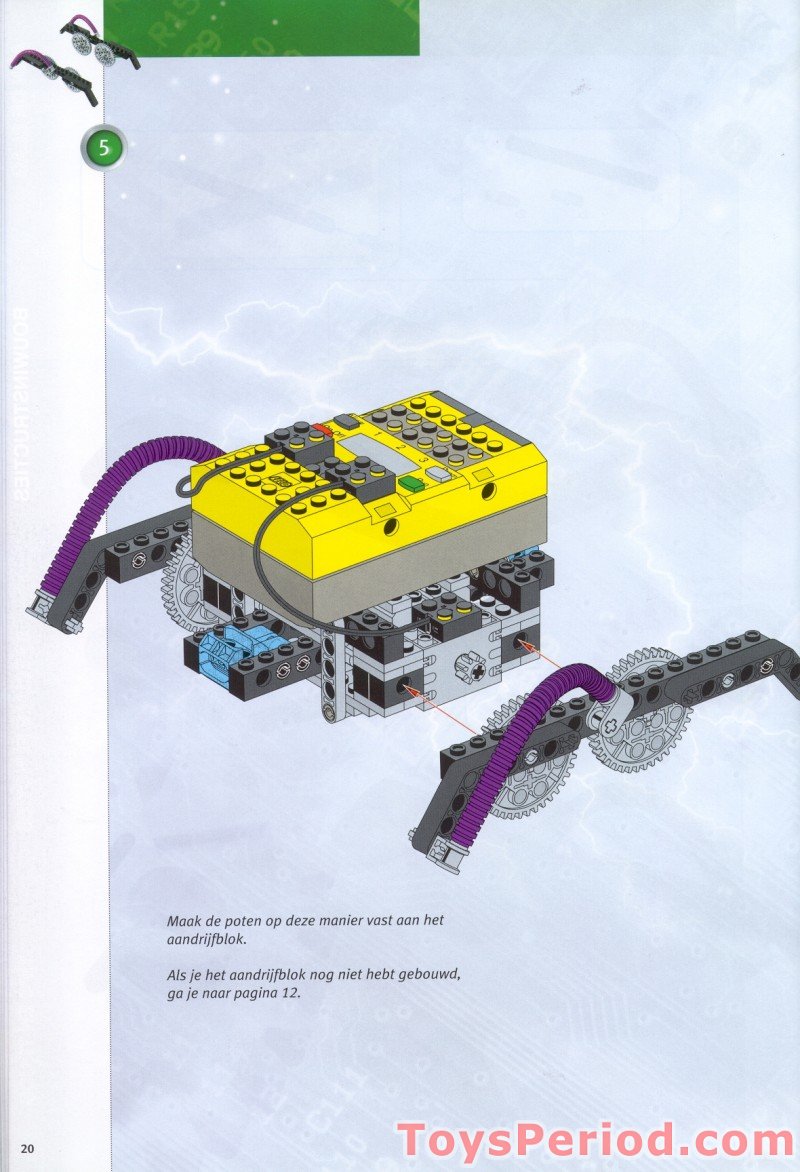 LEGO 9747 Robotics Invention System, Version 1.5 Instructions and Parts ...