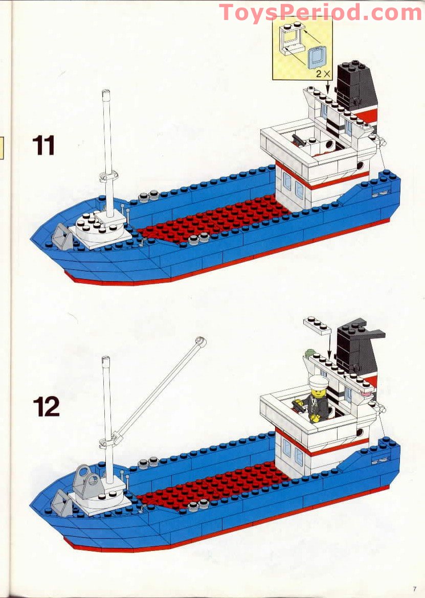 LEGO 6541 Intercoastal Seaport Instructions and Parts List