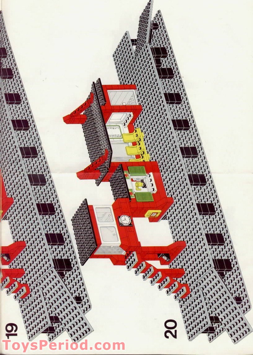 LEGO 7824 Railway Station Instructions and Parts List