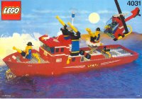 LEGO 4031 Fire Rescue Instructions and Parts List