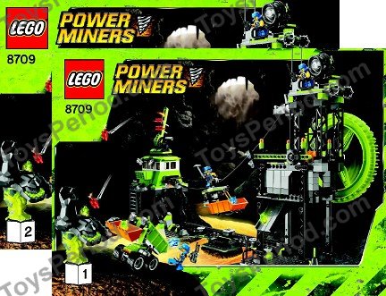 LEGO 8709 Underground Mining Station Set Parts List