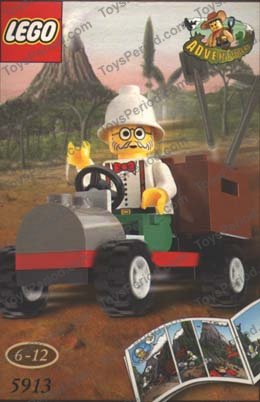 LEGO 5913 Dr. Lightning's Car Instructions and Parts List