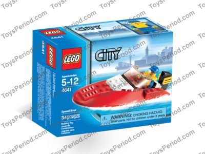 LEGO 4641 Speed Boat Instructions and Parts List