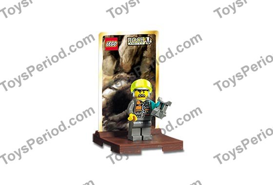 LEGO 3347 One Minifig Pack - Rock Raider Number 1 Set Parts List