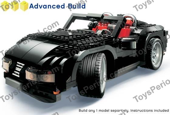LEGO 4896 Roaring Roadster Instructions and Parts List