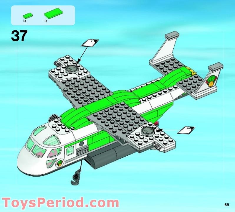 LEGO 60021 Cargo Heliplane Instructions and Parts List