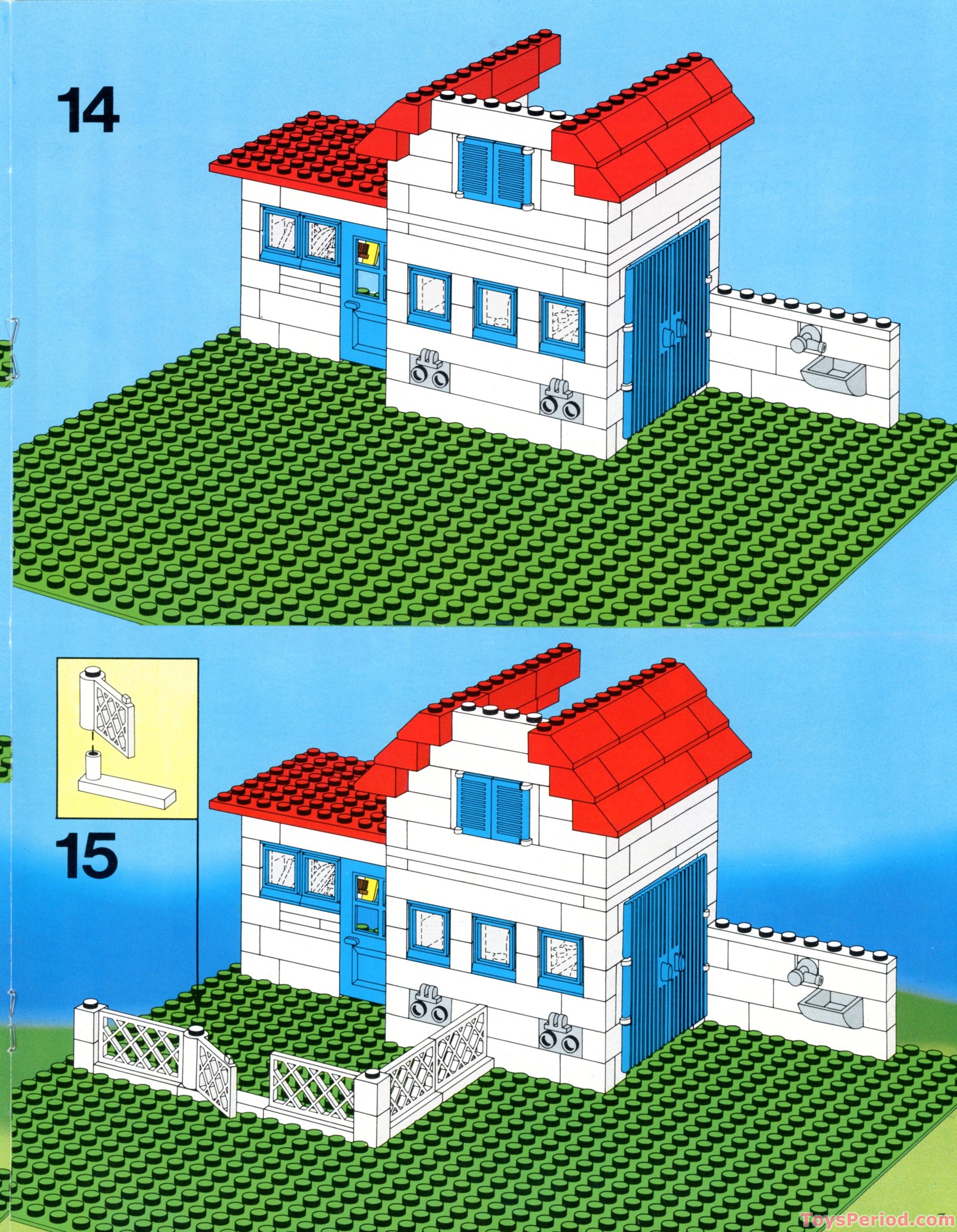 LEGO 6379 Riding Stable Instructions and Parts List