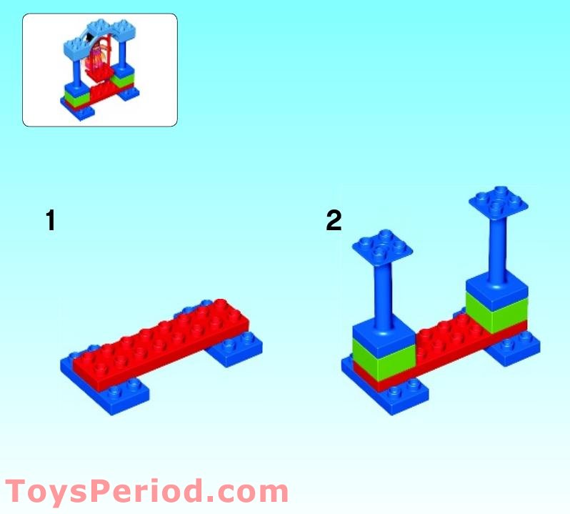 LEGO 10504 My First Circus Instructions and Parts List