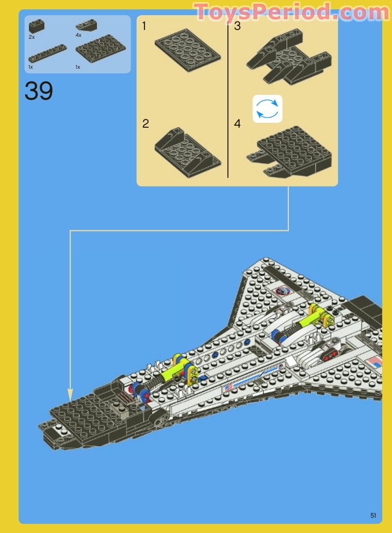 LEGO 10231 Shuttle Expedition Instructions and Parts List