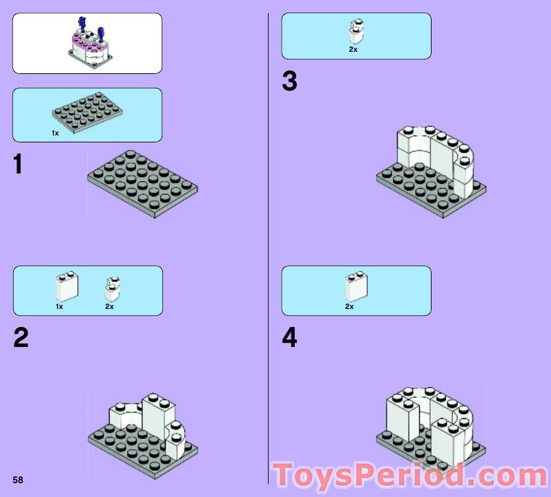 LEGO 41007 Heartlake Pet Salon Instructions and Parts List