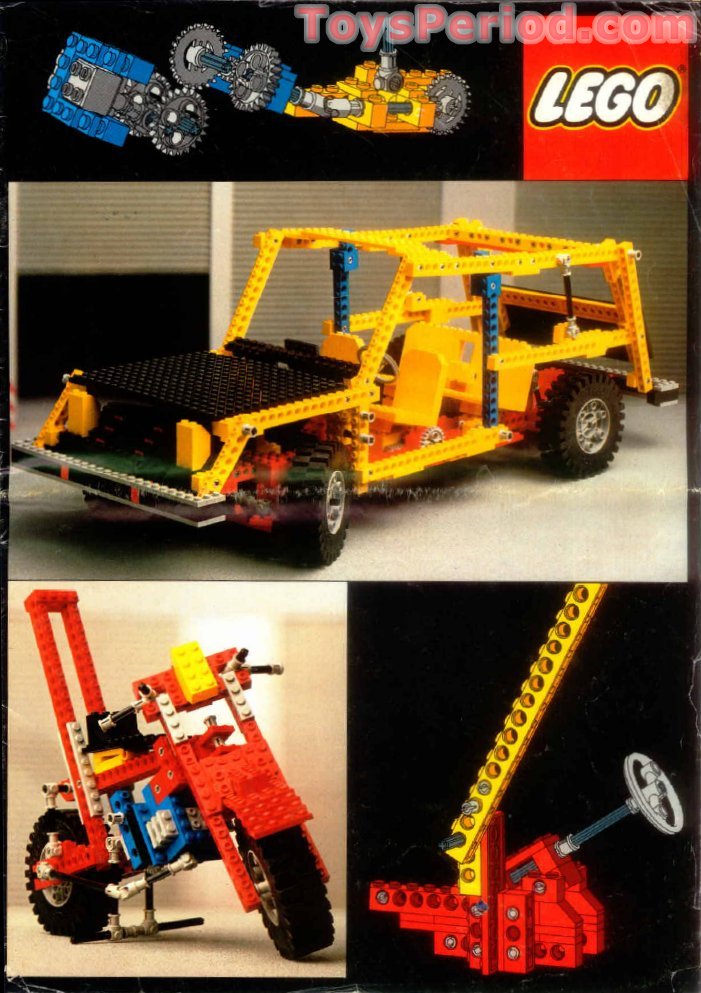 LEGO 950 Fork Lift Instructions and Parts List