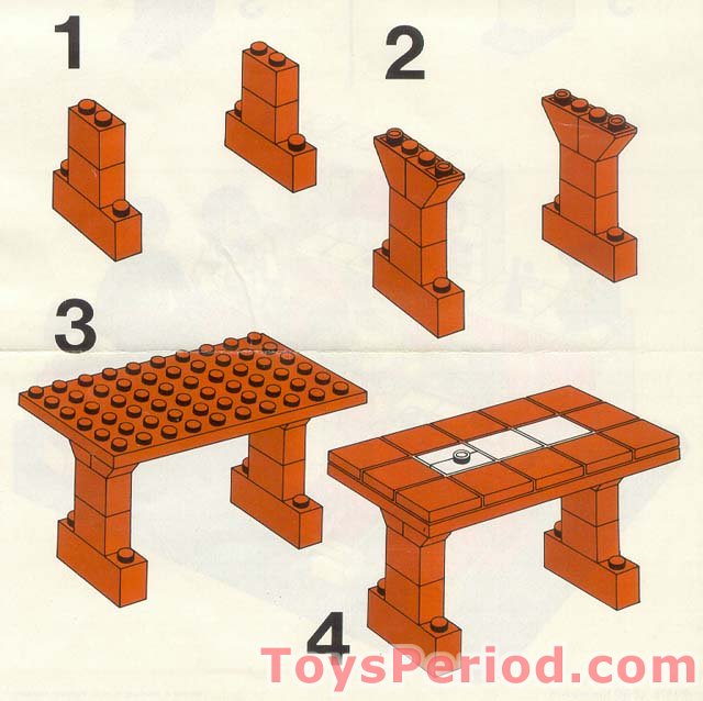 LEGO 269 Kitchen Instructions and Parts List