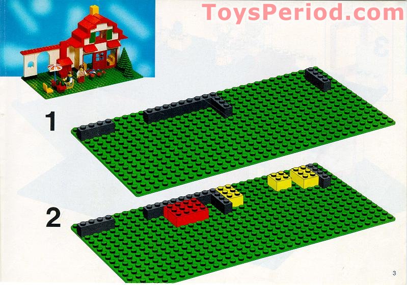 LEGO 1880 XL Bucket Instructions and Parts List