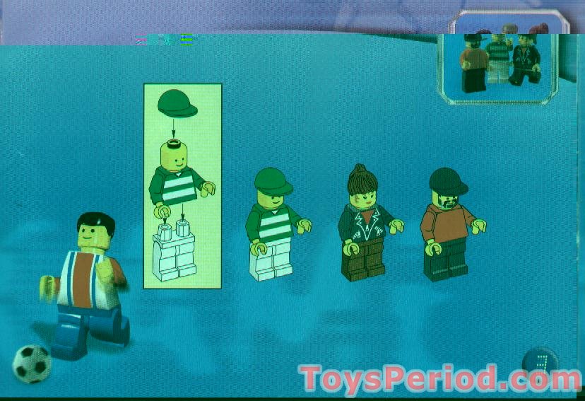LEGO 3403 Fans' Grandstand with Scoreboard Instructions and Parts List