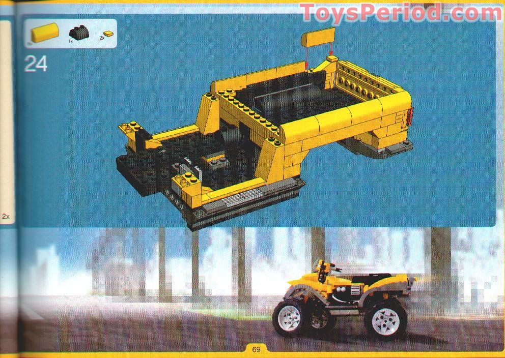LEGO 4404 Land Busters Instructions and Parts List