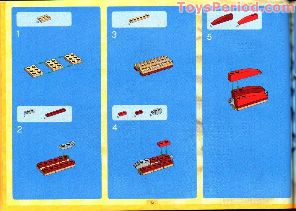 LEGO 4507 Prehistoric Creatures Instructions and Parts List