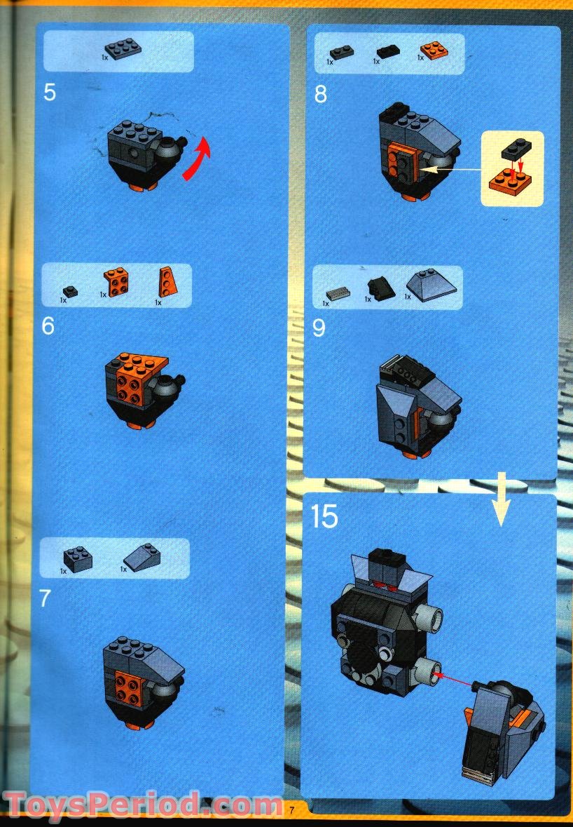 LEGO 4508 Titan Xp Instructions and Parts List