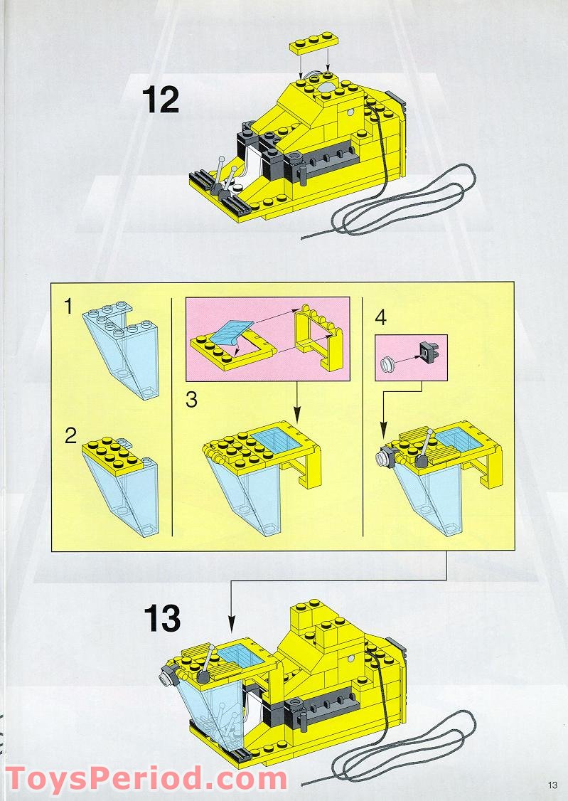 LEGO 4552 Cargo Crane Instructions and Parts List