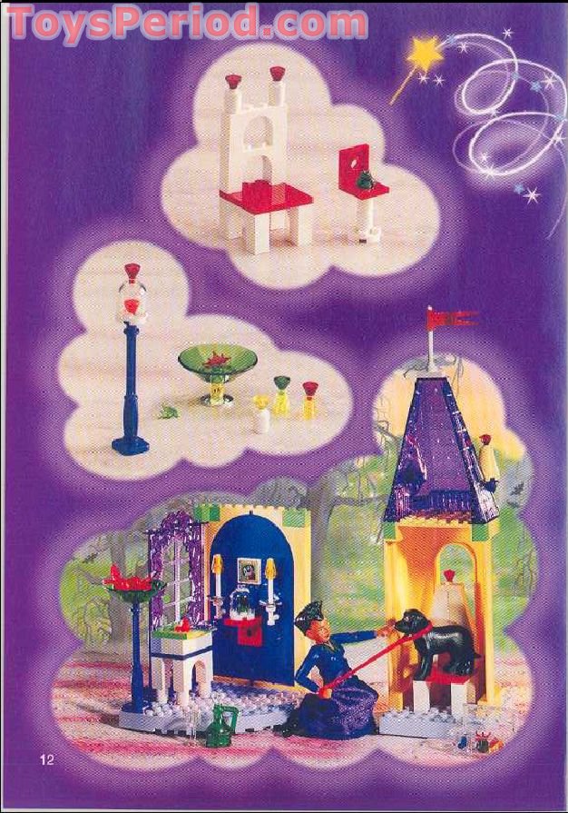 LEGO 5826 The Queen's Chamber Instructions and Parts List