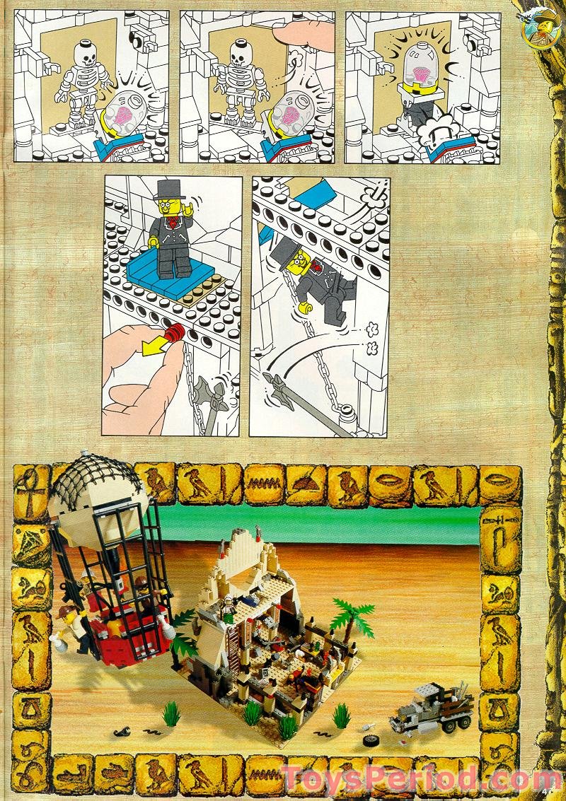 LEGO 5988 Pharaoh's Forbidden Ruins Instructions and Parts List