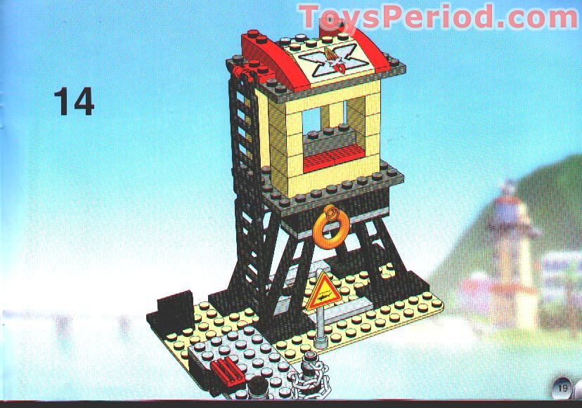 LEGO 6736 Beach Lookout Instructions and Parts List