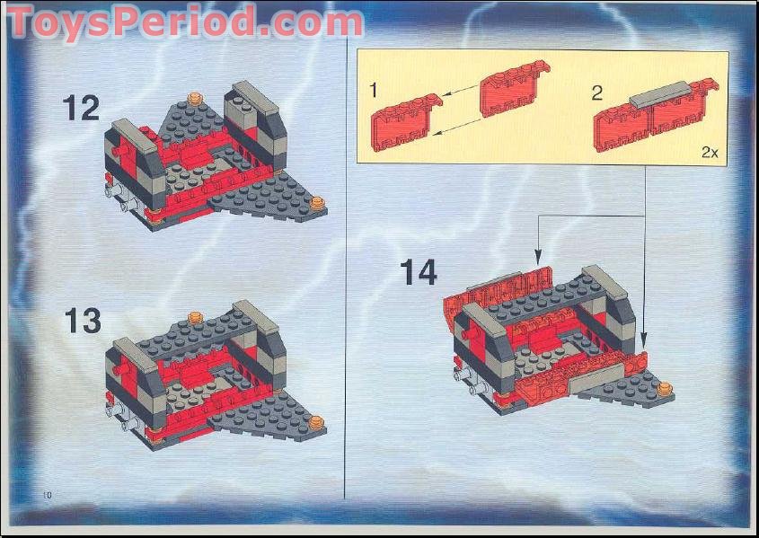 LEGO 6776 Ogel Control Center Instructions and Parts List