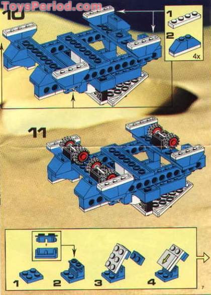 LEGO 6892 Modular Space Transport Instructions and Parts List