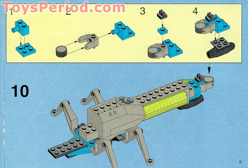 LEGO 6907 Sonic Stinger Instructions and Parts List