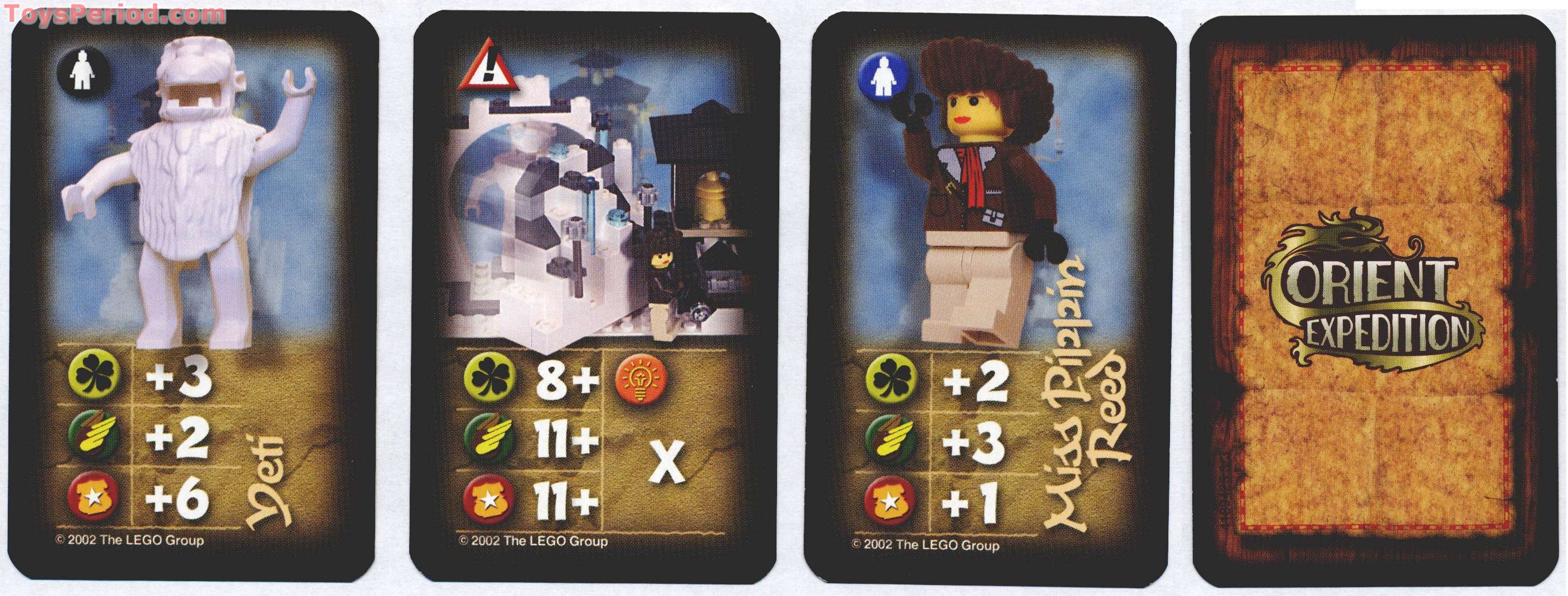 LEGO 7412 Yeti's Hideout Instructions and Parts List