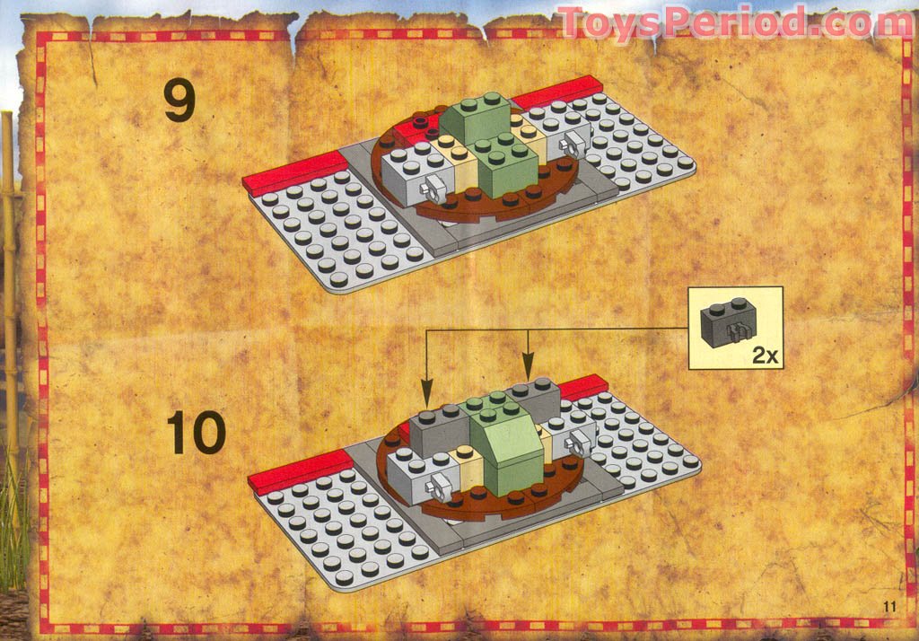 LEGO 7413 Passage of Jun-Chi Instructions and Parts List