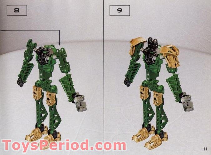 LEGO 8762 Toa Iruini Instructions and Parts List