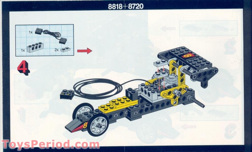 LEGO 8818 Baja Blaster Instructions and Parts List