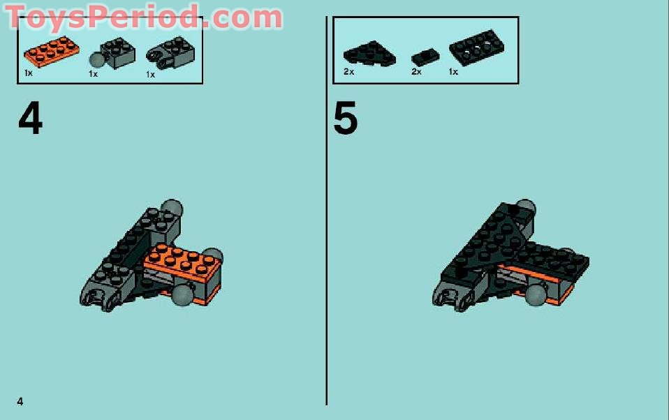 LEGO 8101 Claw Crusher Instructions and Parts List