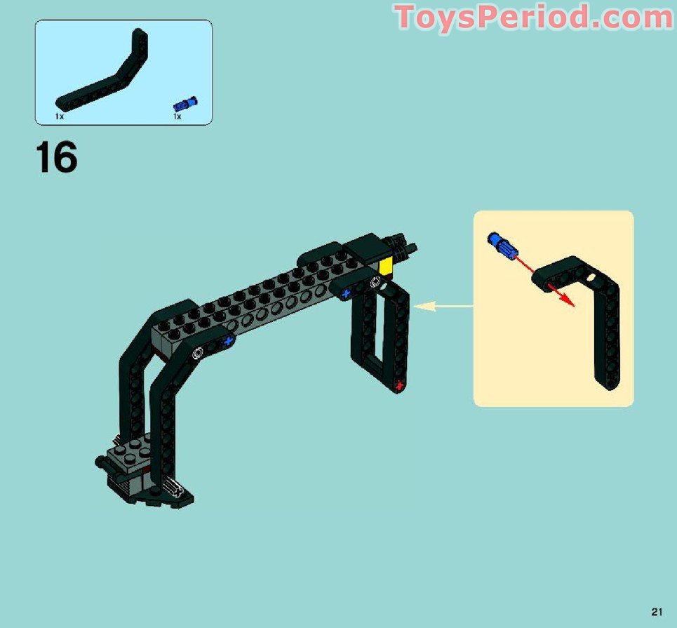 LEGO 8117 Storm Lasher Instructions and Parts List