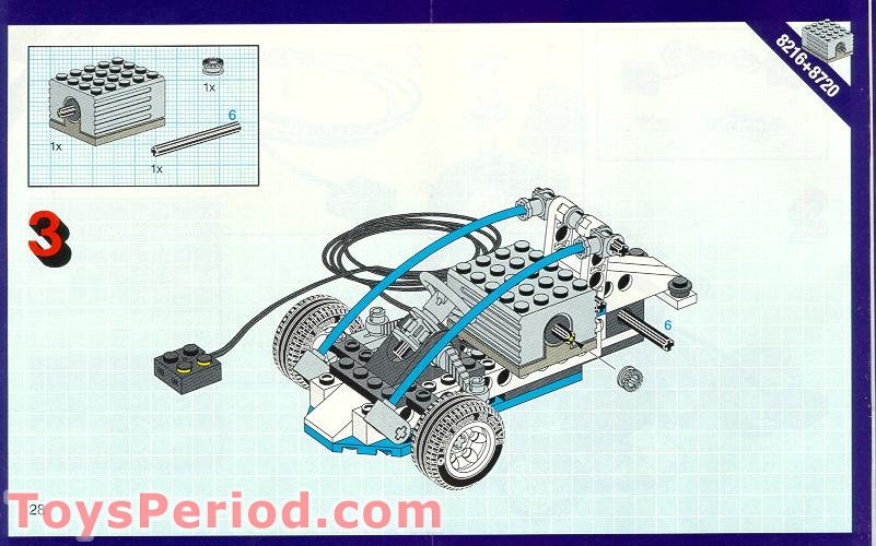 LEGO 8216 Turbo I Instructions and Parts List