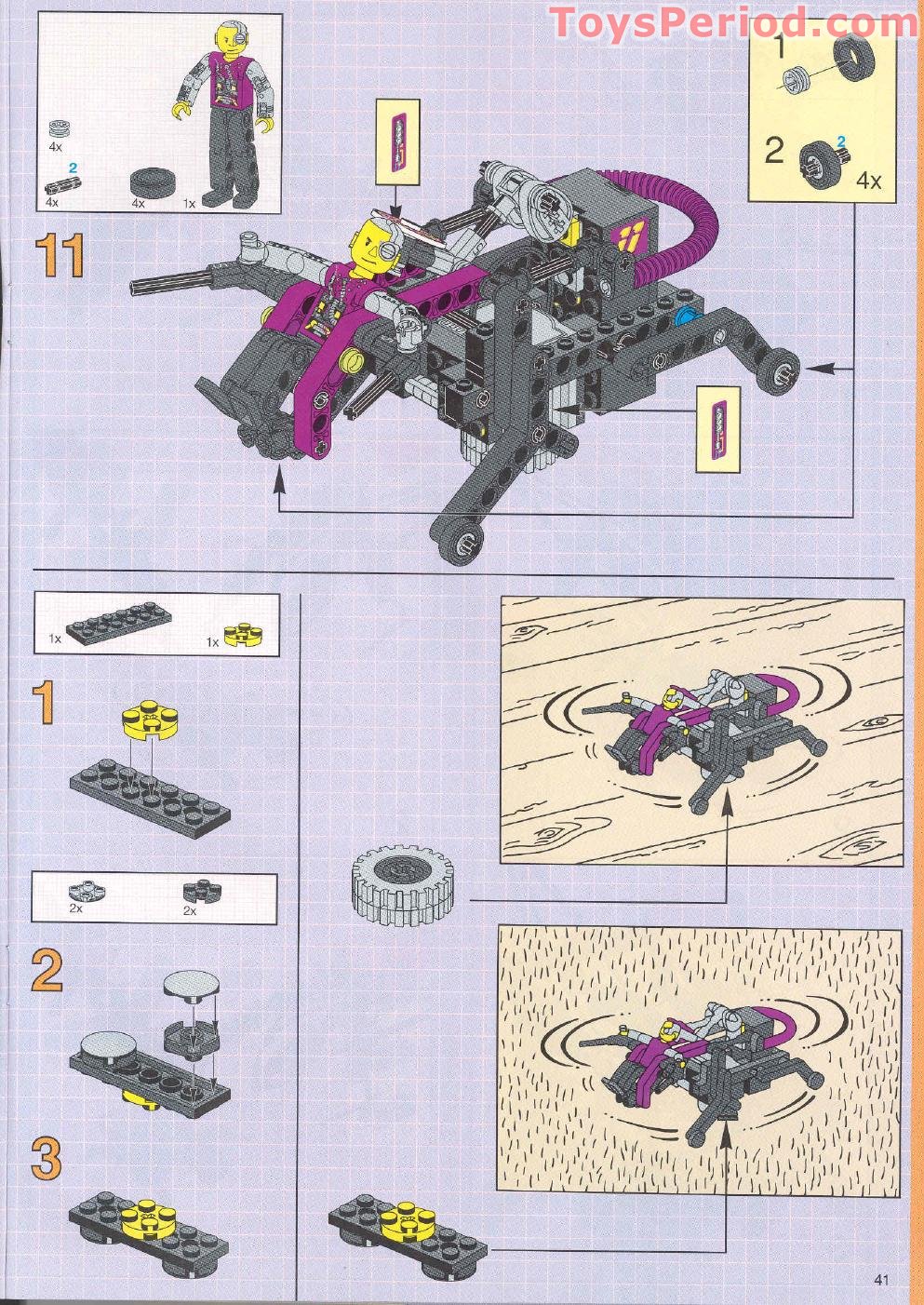 LEGO 8266 Super Challenge Instructions and Parts List