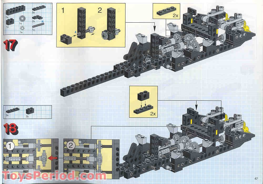 LEGO 8425 Black Hawk Instructions and Parts List