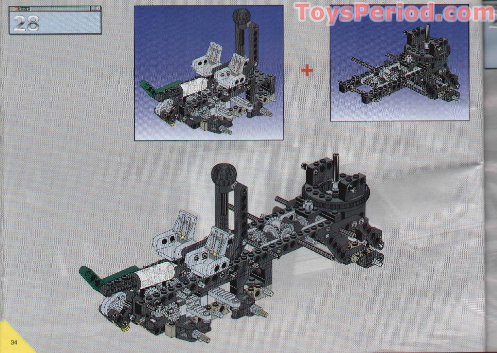 LEGO 8446 Monster Crane Truck Instructions and Parts List