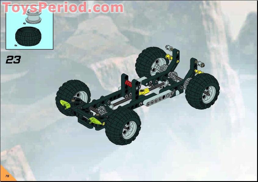 LEGO 8472 Street 'n' Mud Racer Instructions and Parts List