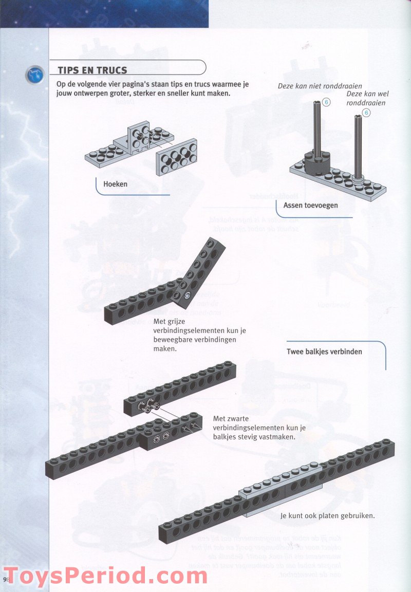 LEGO 9747 Robotics Invention System, Version 1.5 Set Parts Inventory ...