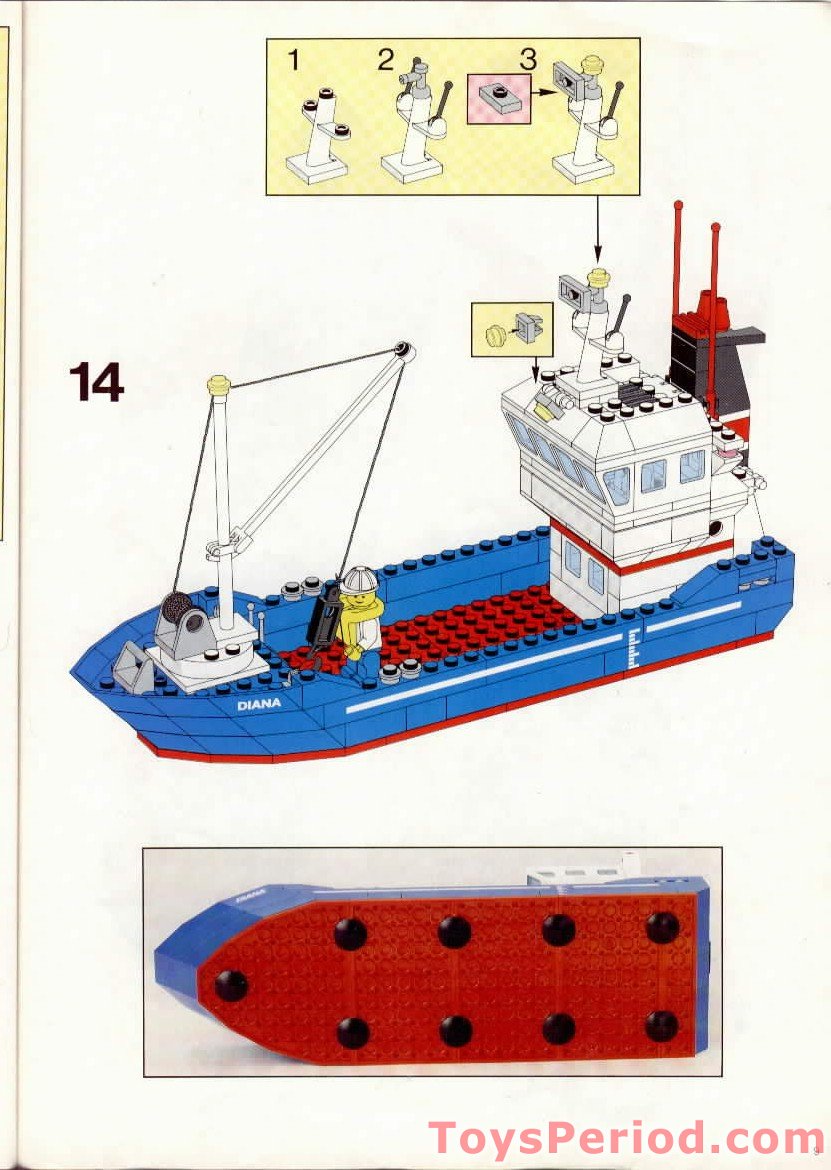 LEGO 6541 Intercoastal Seaport Instructions and Parts List