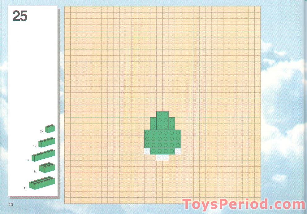 LEGO 3724 LEGO Dragon Instructions and Parts List