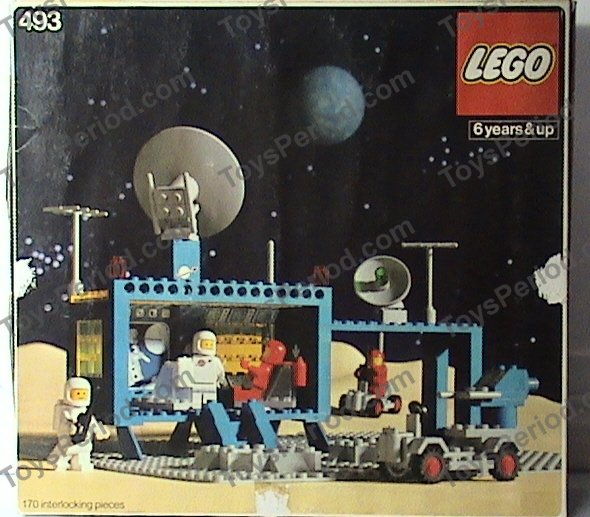 LEGO 493-1 Space Command Center (Flatplate Version) Instructions and ...