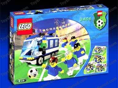 LEGO 3406 Americas Bus Instructions and Parts List