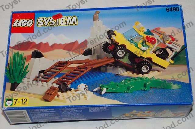 LEGO 6490 Amazon Crossing Instructions and Parts List