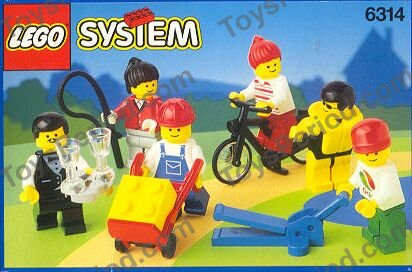 LEGO 6314 City People Instructions and Parts List