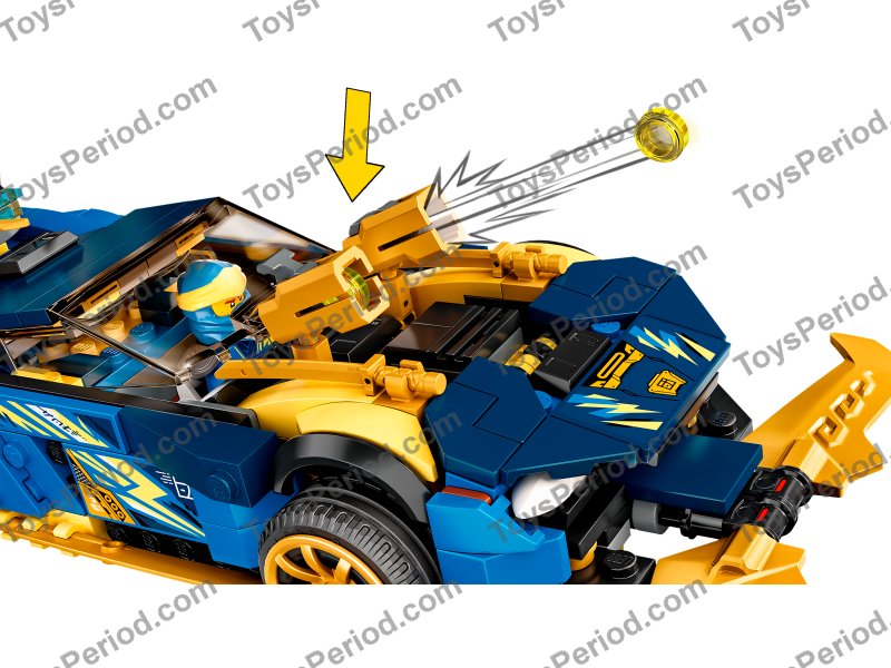 LEGO 71776 Jay and Nya's Race Car EVO Set Parts List