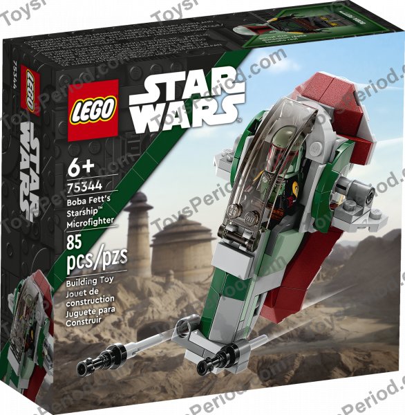 LEGO 75344 Boba Fett's Starship Microfighter {Slave I} Set Parts ...
