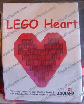 LEGO llca8 LEGO Heart (Legoland California) Set Parts List