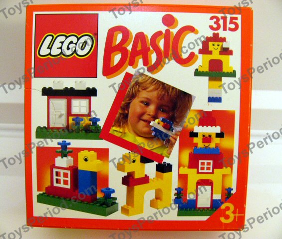 LEGO 315-1 Basic Building Set, 3 Plus Parts List